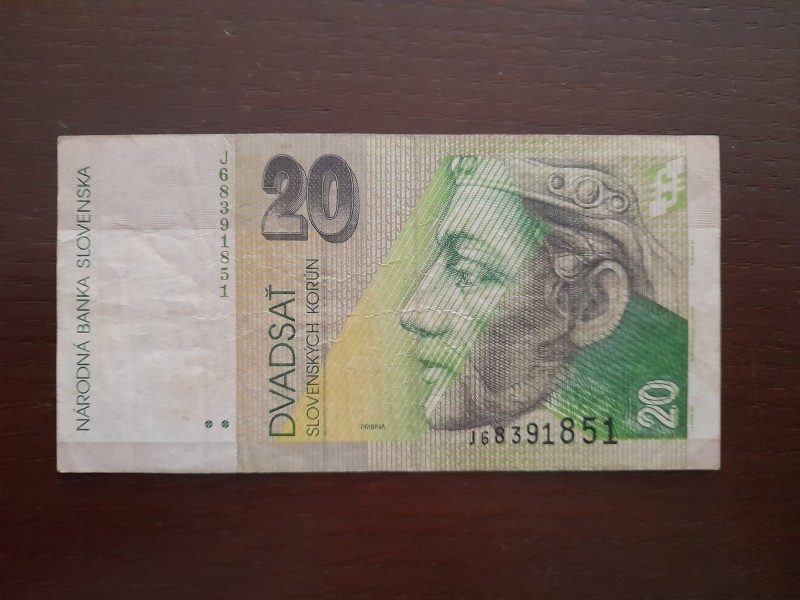 20 korun 2001