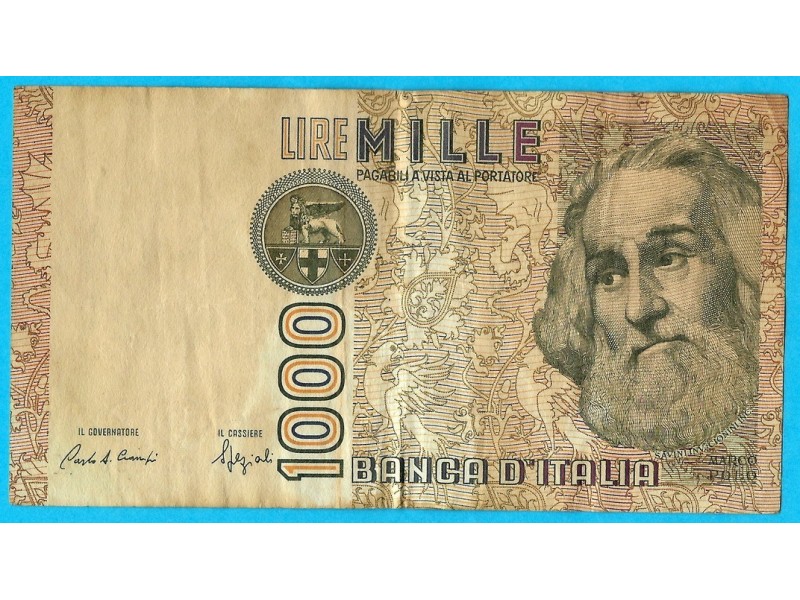 Italija 1000 lira 1982