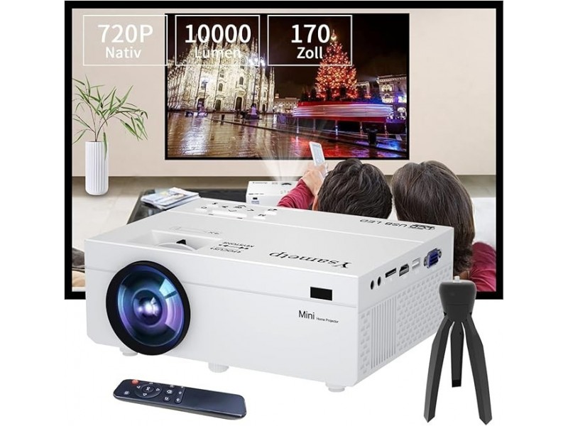 Ysametp Mini Projector Portable 1080P 140" FHD 10000LM