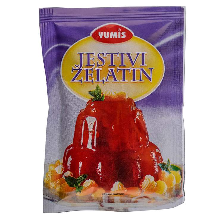 Yumis jestivi zelatin