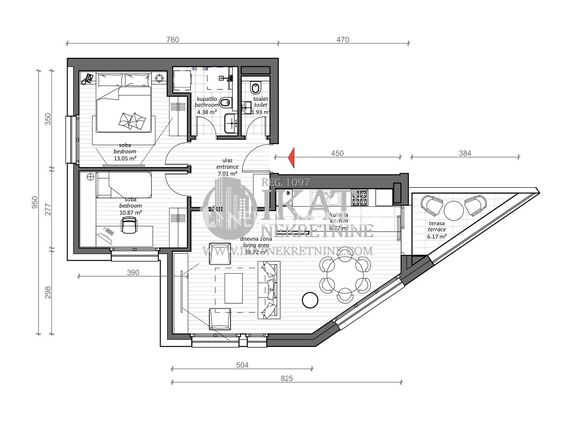 LUX novogradnja na Vračaru, Neimar 78,91m2 ID#4127