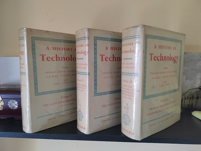 A History of Technology, Istorija tehnike i tehnologije