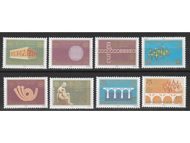 SCG-2005-Europa (C.E.P.T.) - 50 Years of EUROPA Stamps