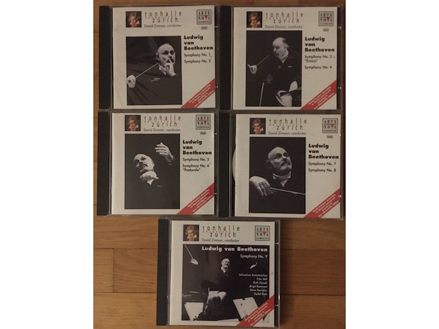 Beethoven - 9 Simfonija original 5CD Boxset