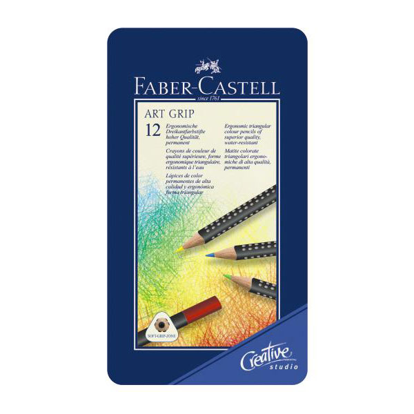 Faber-Castell FC BOJICE DRVENE 1/12 ART GRIP 114312