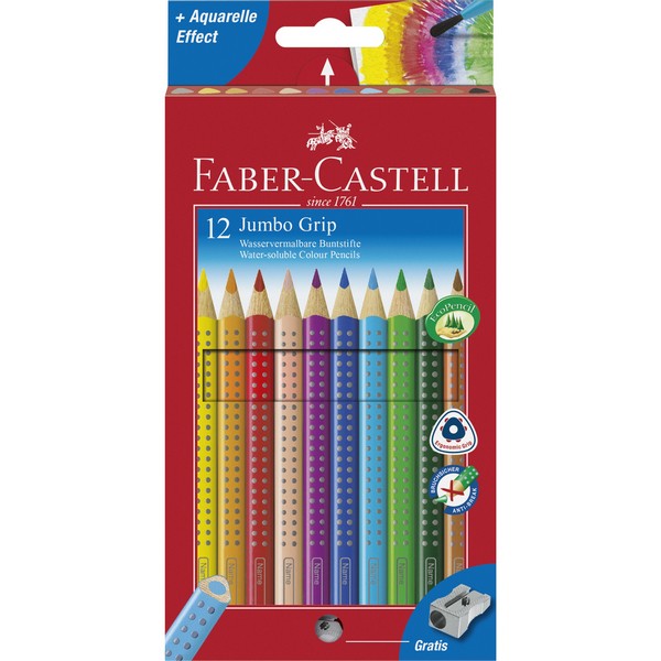 Faber-Castell FC BOJICE DRVENE 1/12 GRIP JUMBO 110912