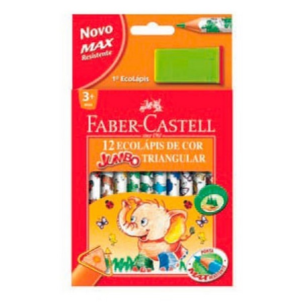 Faber-Castell FC BOJICE DRVENE 1/12 JUMBO+REZAC 116550-123012