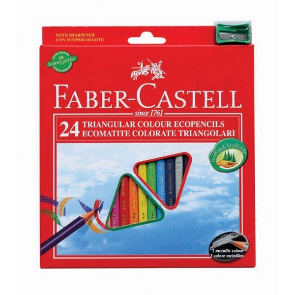 Faber-Castell FC BOJICE DRVENE 1/24 ECO TRIANGULAR 120524