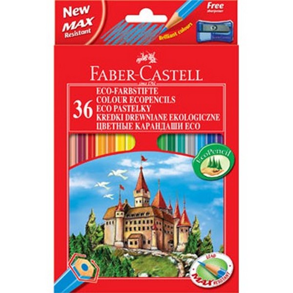 Faber-Castell FC BOJICE DRVENE 1/36 VITEZ + REZAC 120136