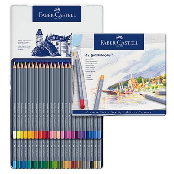 Faber-Castell FC BOJICE DRVENE AQUARELLE GOLDFABER 1/48