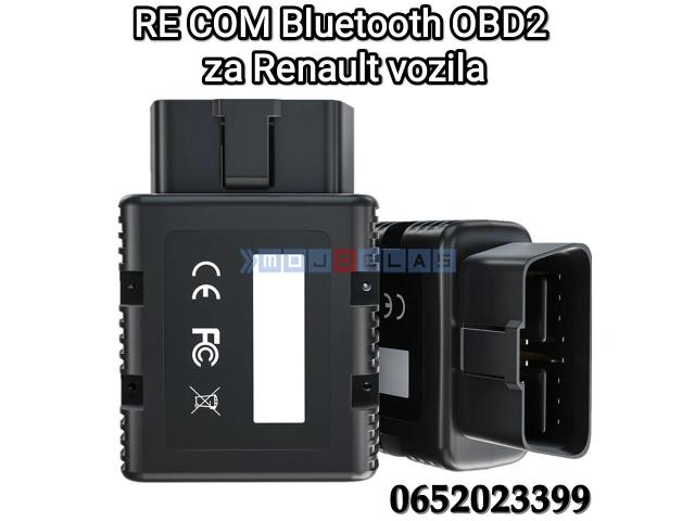 RE COM Bluetooth OBD2 za Renault Vozila Srpski jezik