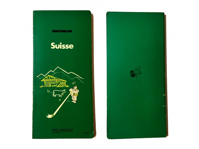 MICHELIN TURISTIČKI VODIČ – SUISSE - ŠVAJCARSKA - 1972.