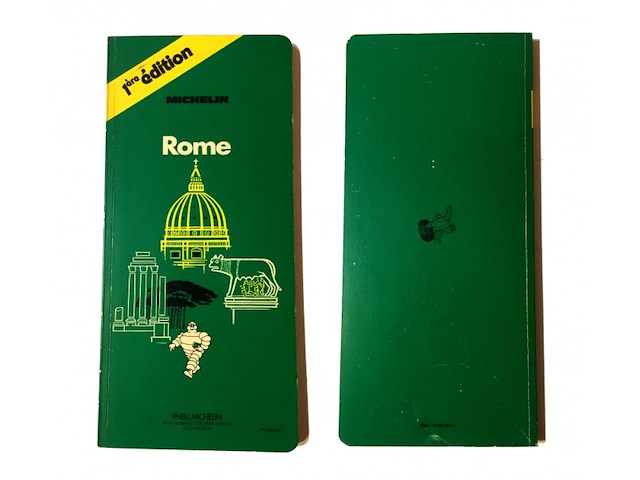 MICHELIN TURISTIČKI VODIČ Tourist Guide - ROME - 1977.