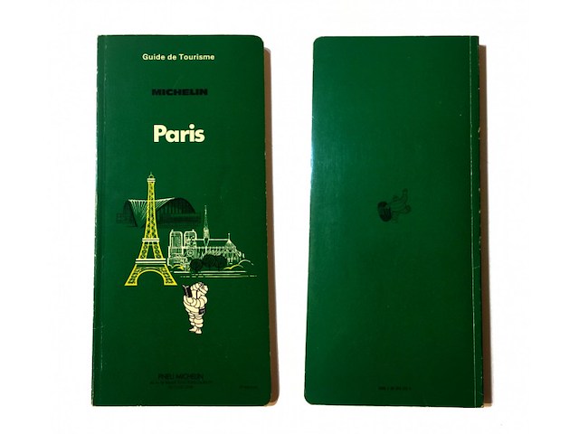 MICHELIN TURISTIČKI VODIČ - PARIS - PARIZ - 1978.