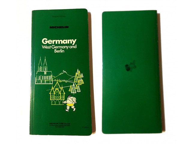 MICHELIN Tourist Guide - WEST GERMANY AND BERLIN 1972.