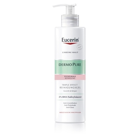 Eucerin dermopure triple effect gel za čišćenje 400 ml