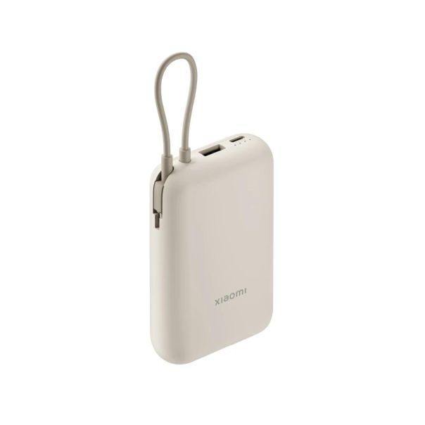 XIAOMI Power Bank 10000mAh 22.5W sa kablom Type C, bela