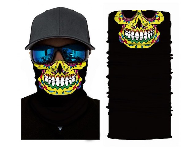 Skull Kostur Bandana Marama Sal Potkapa Maska Model 19