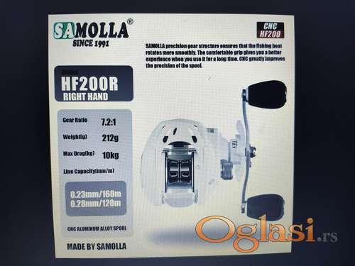 Multiplikatori ,štapovi više modela, 18+1 ležaj leva-desna 8 i 10 kg.