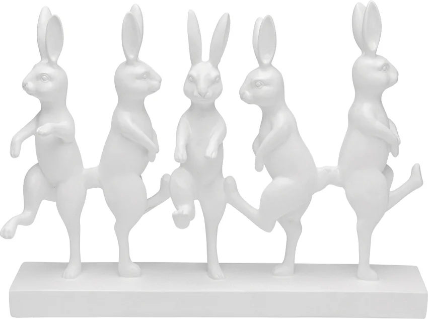 Ukrasna figura Dancing Rabbits 40cm