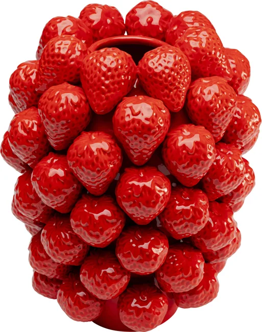 Vaza Strawberries Red 30cm