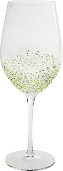 ČAŠA ZA VINO CONFETTI GREEN 24 CM