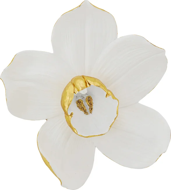 Zidni ukras Orchid bela 44cm