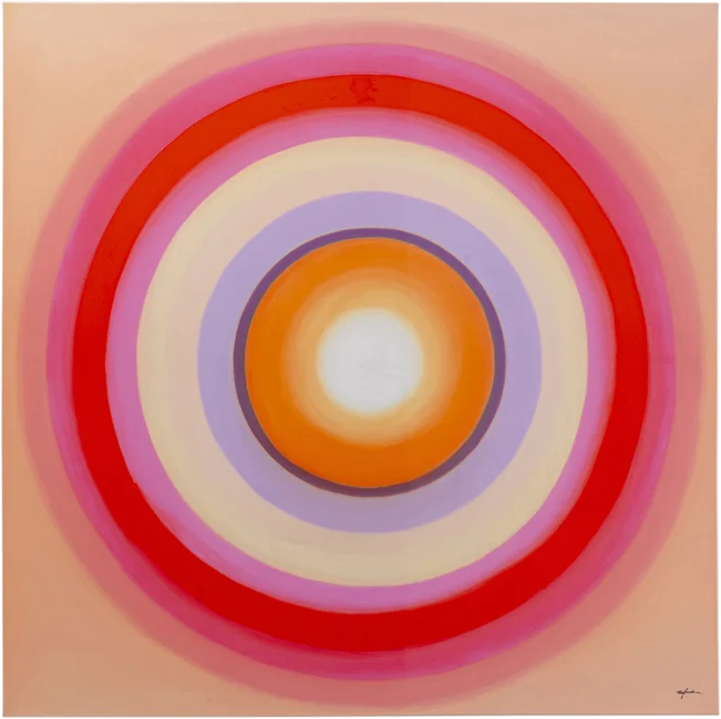 Slika Tendency Circle Pink 120x120cm