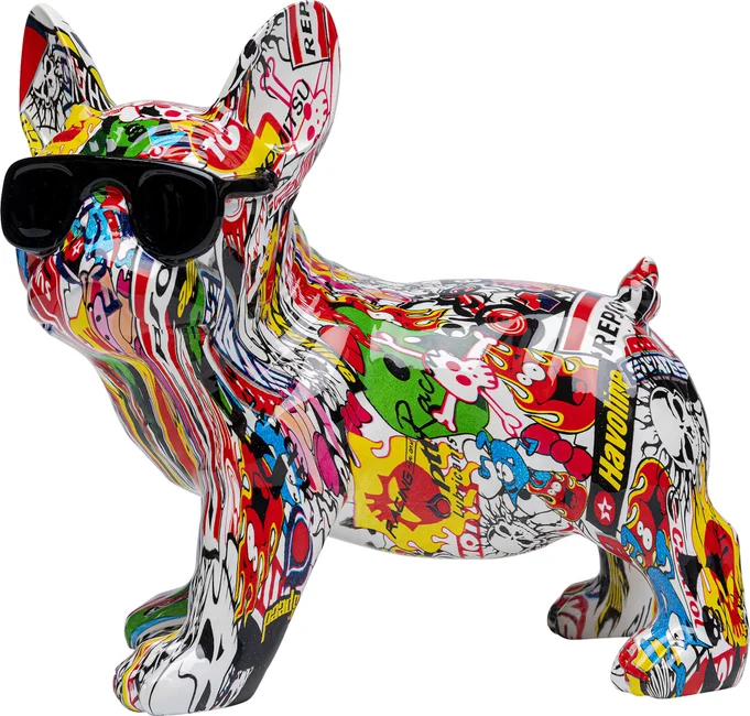Ukrasna Figura Comic Dog Glasses 25cm