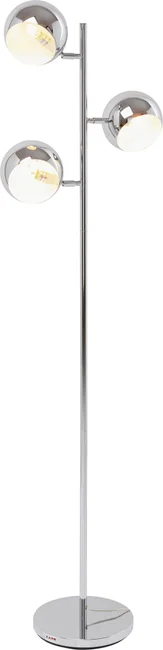 Podna lampa Calotta hrom