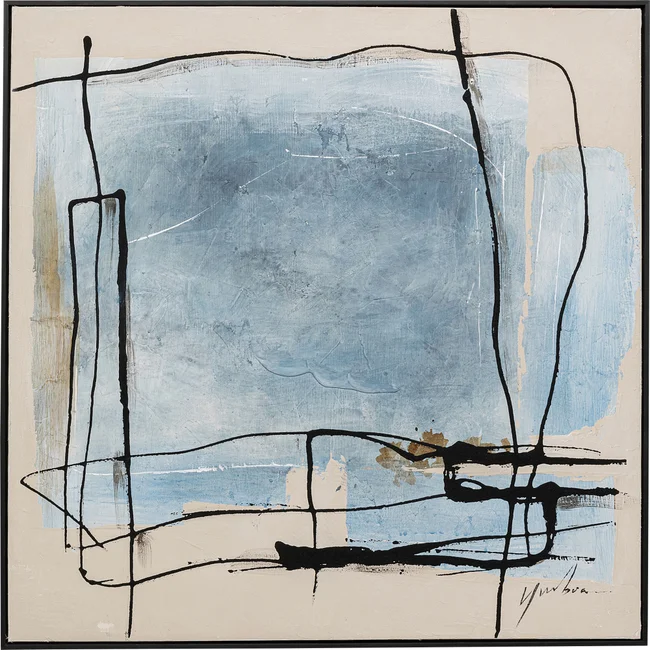 Slika Dust Blue 100x100cm