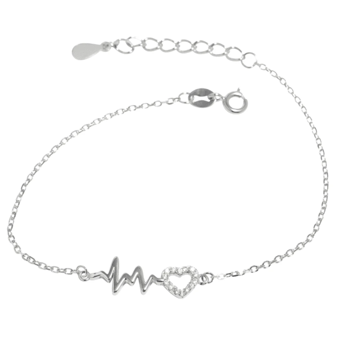 SREBRNA NARUKVICA HEART'S PULSE