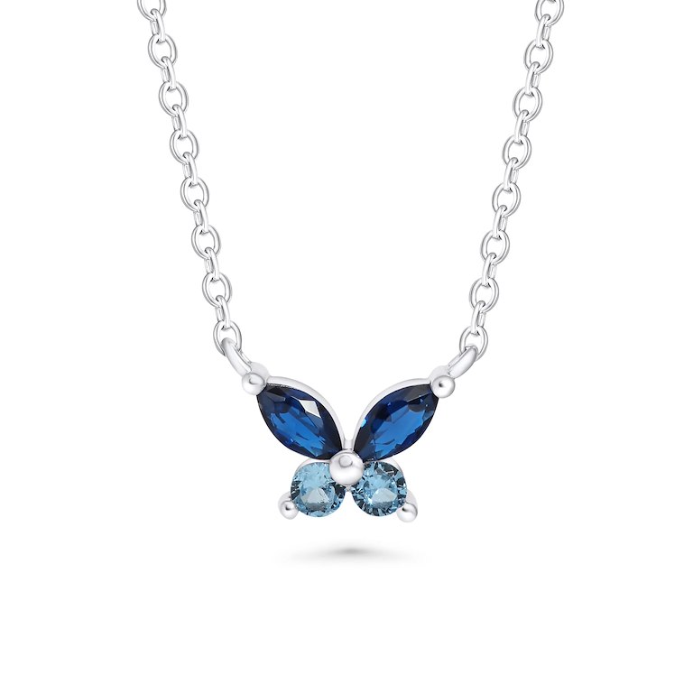 SREBRNA OGRLICA BUTTERFLY FIORA