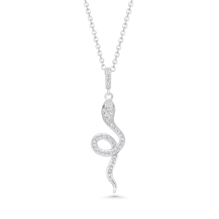 SREBRNA OGRLICA SNAKE TWIST