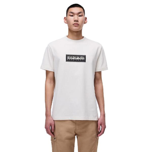NP0A4I3LN1A1 S-BOX LOGO SS WHITE WHISPER