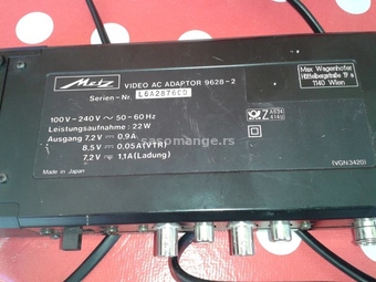 Metz Video AC Adaptor 9628-2