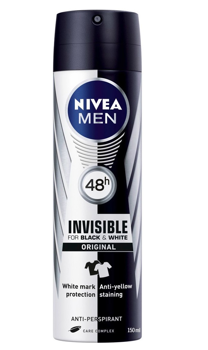 NIVEA DEO 150ML INVISIBLE B&W ORIGINAL