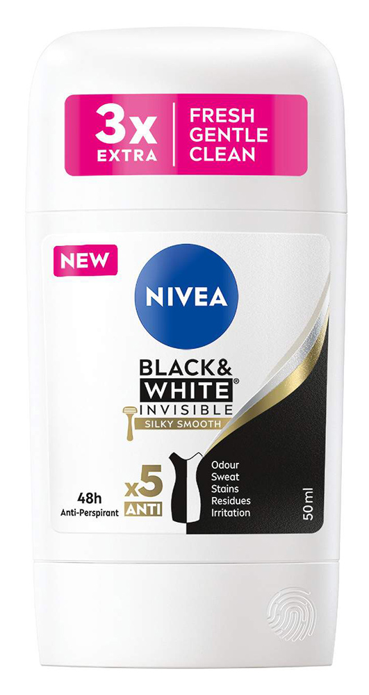 NIVEA STICK 50ML BLACK I WHITE