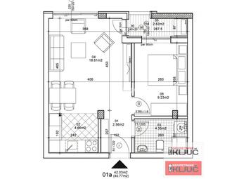 TELEP-KOD LIMANA 4, 42m2, Dvosoban sa pdv