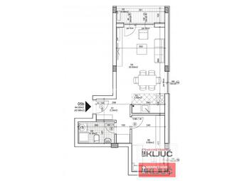 TELEP-KOD LIMANA 4, 44m2, Dvosoban sa pdv