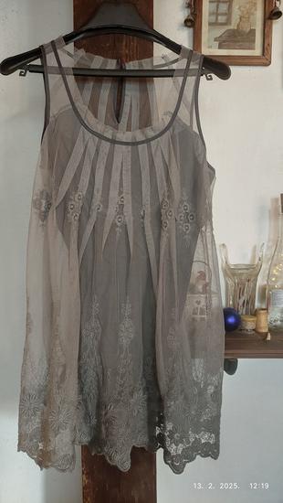 DUGAČKA BLUZA SA VEZOM M/L