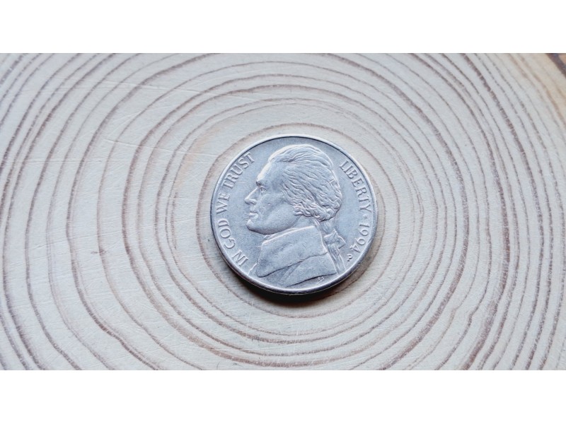 USA FIVE CENTS 1994 GODINA