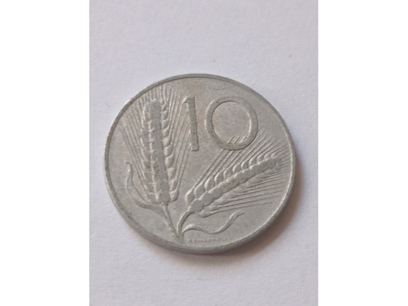 10 Lira 1956.g - Italija -