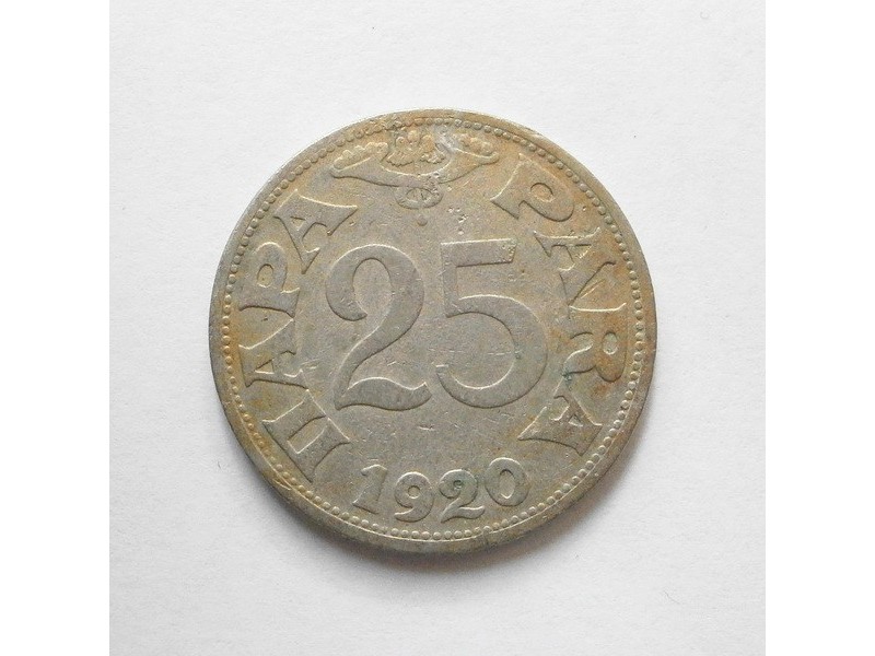 25 para 1920