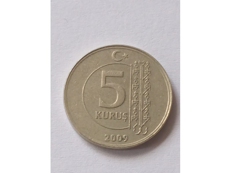 5 Kurus 2009.g - Turska -