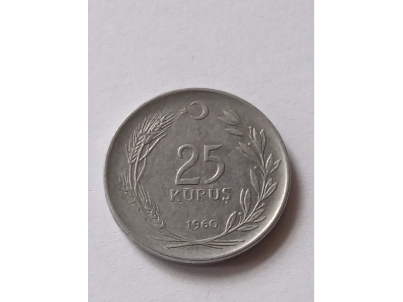 25 Kurus 1960.g - Turska -