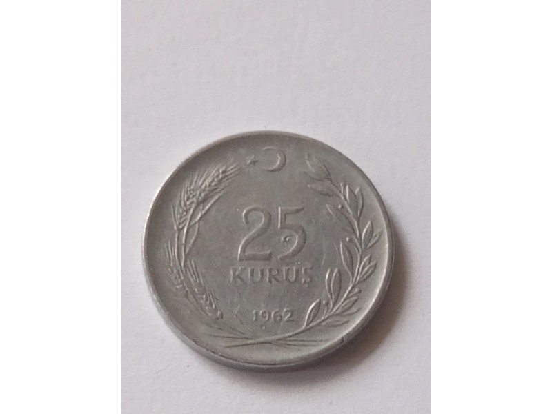 25 Kurus 1962.g - Turska -