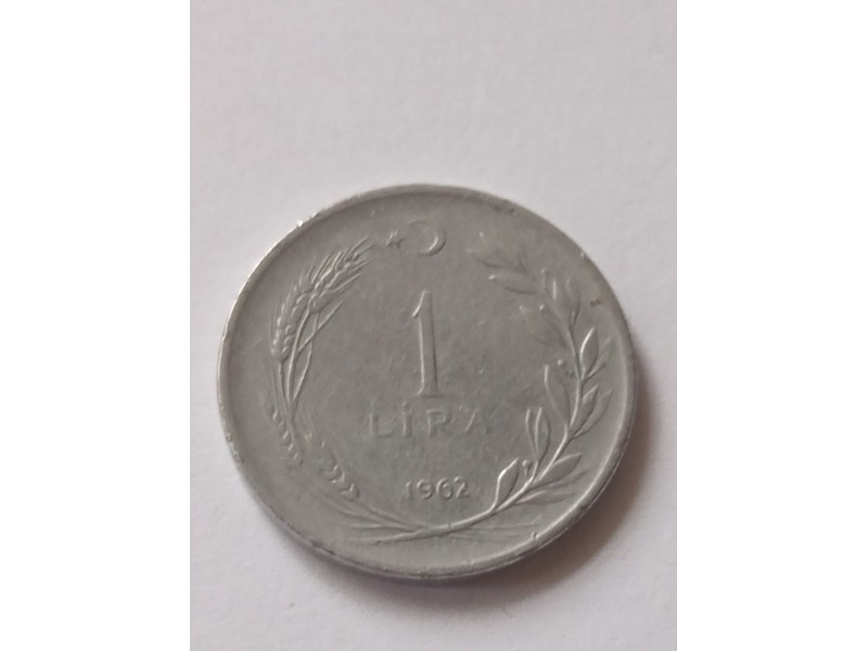 1 Lira 1962.g - Turska -