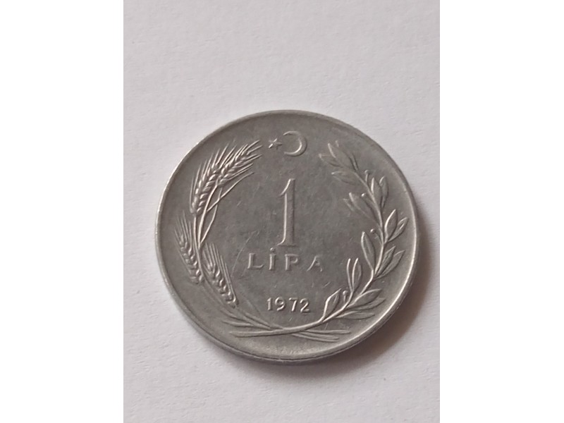 1 Lira 1972.g - Turska -