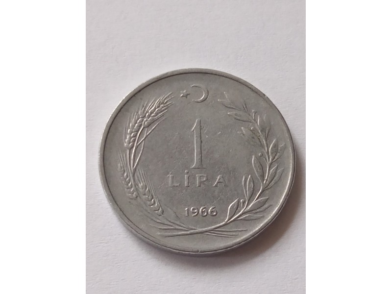 1 Lira 1966.g - Turska -